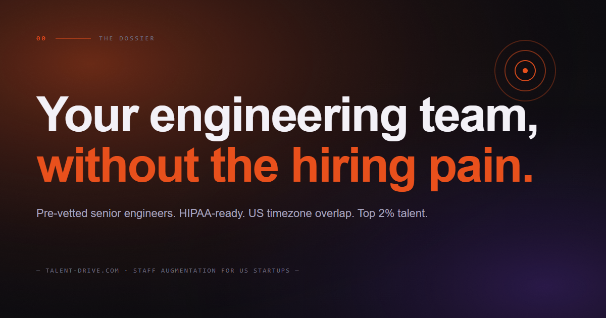 What Is Staff Augmentation? A CTO's Guide for 2026 — Talent Drive
